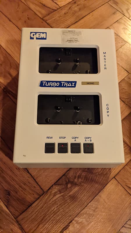 GemTrax Turbo Trax Tape Kassetten Duplikator Mono 1 on 1 16X | Reverb