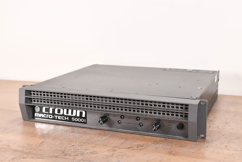 Crown MA 5000i Two-Channel Power Amplifier (church owned) | Reverb