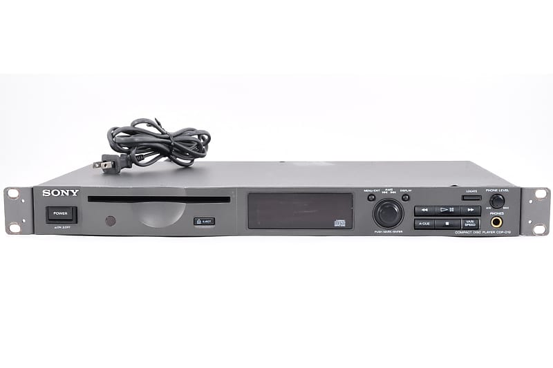 Sony CDP-D12 Professional Compact Disc Player 1U Rack Mount | Reverb