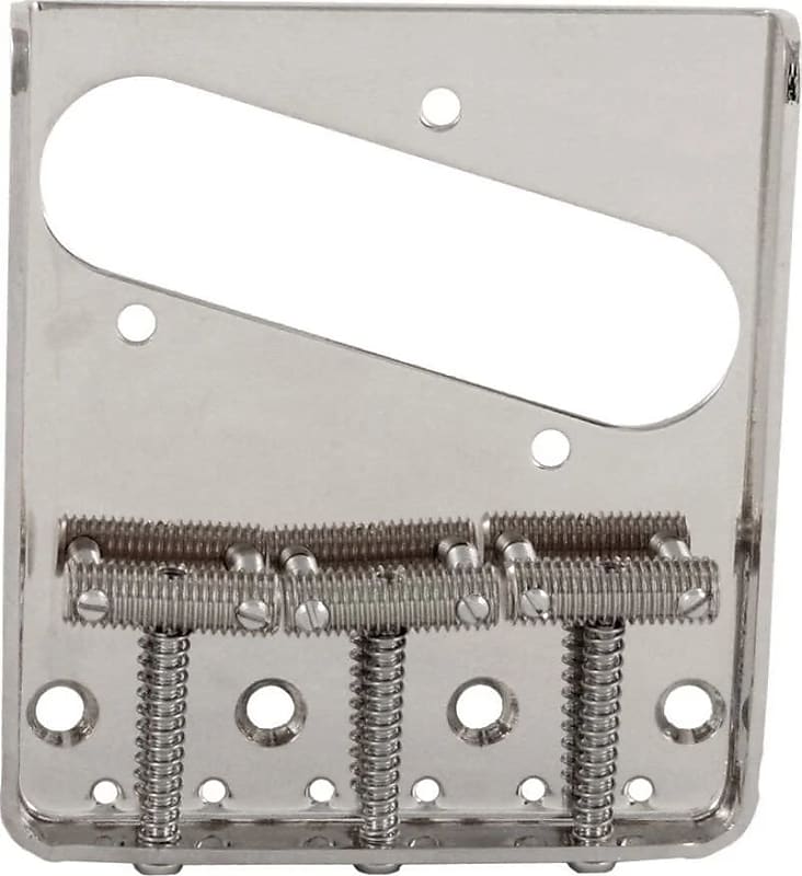 TB-0020 VINTAGE-STYLE 3 SADDLE STEEL BRIDGE FOR | Reverb