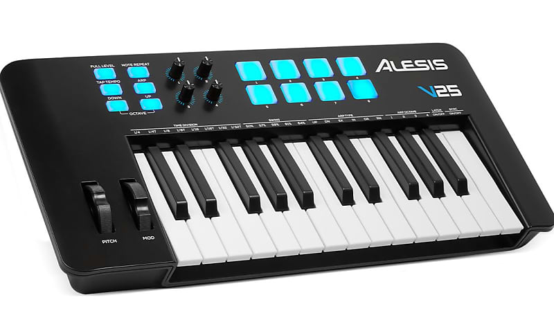Alesis V25mk2 25-key USB Keyboard Controller V 25 V25 MkII | Reverb