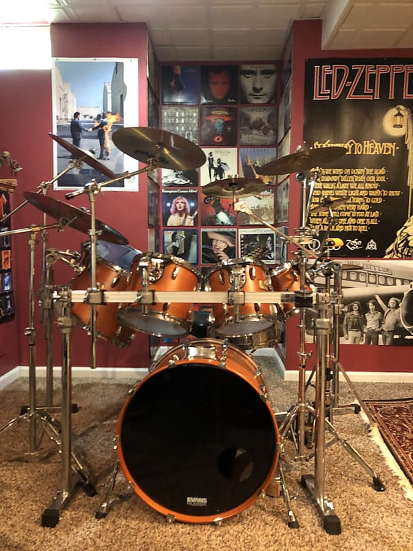 Pearl Prestige Session Select, fully rack-mounted drum set | Reverb