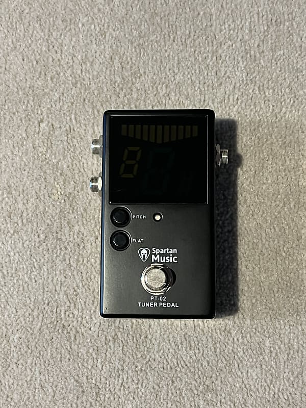 Spartan Music PT02 Tuner Pedal 2020-2022 - Matte Black | Reverb