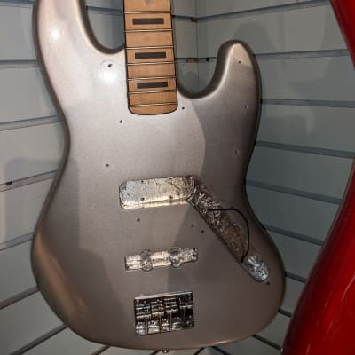 Squier Jazz bass Mid 90s - Silver | Reverb