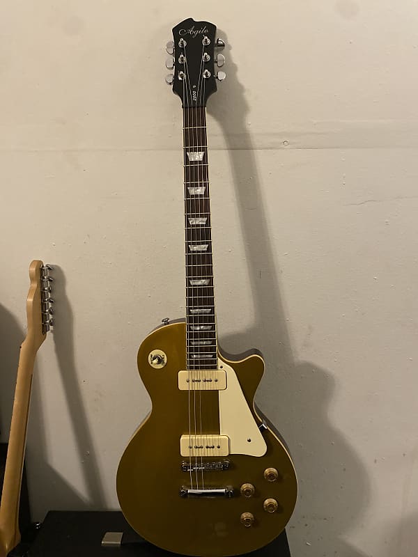 Agile AL2000 Goldtop MIK PRS Alnico P90s Grover’s Korean | Reverb