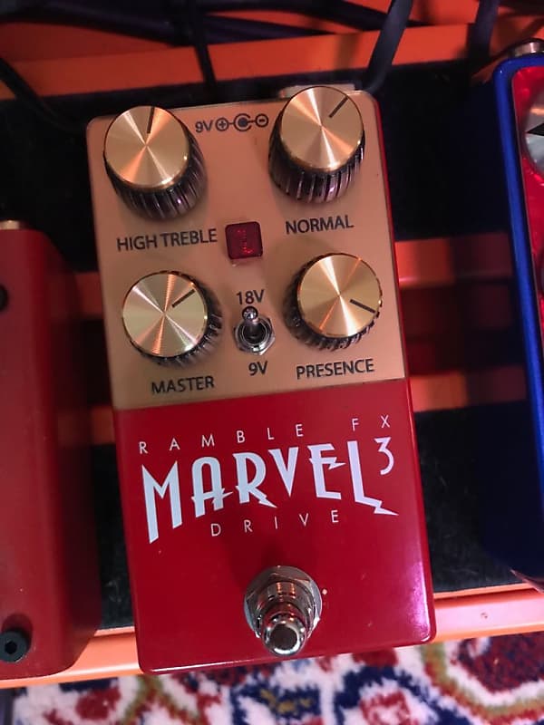 Ramble FX Marvel Drive V3 2019 Red | Reverb