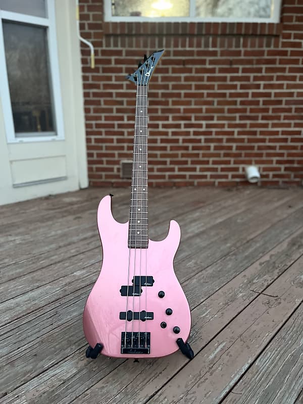 Charvel/Jackson B4 Bass 1980s - Pink | Reverb