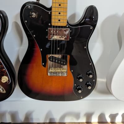 OUTLAW COUNTRY/PUNK Squire Telecaster Custom! Black Dax&Co | Reverb