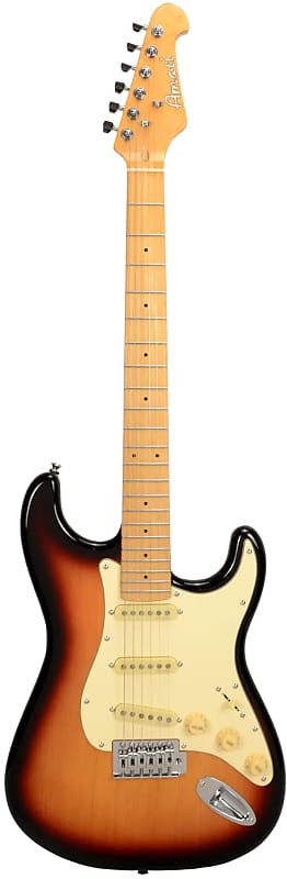 Amati 70STSB Electric Guitar, Classic Body Style, Sunburst | Reverb