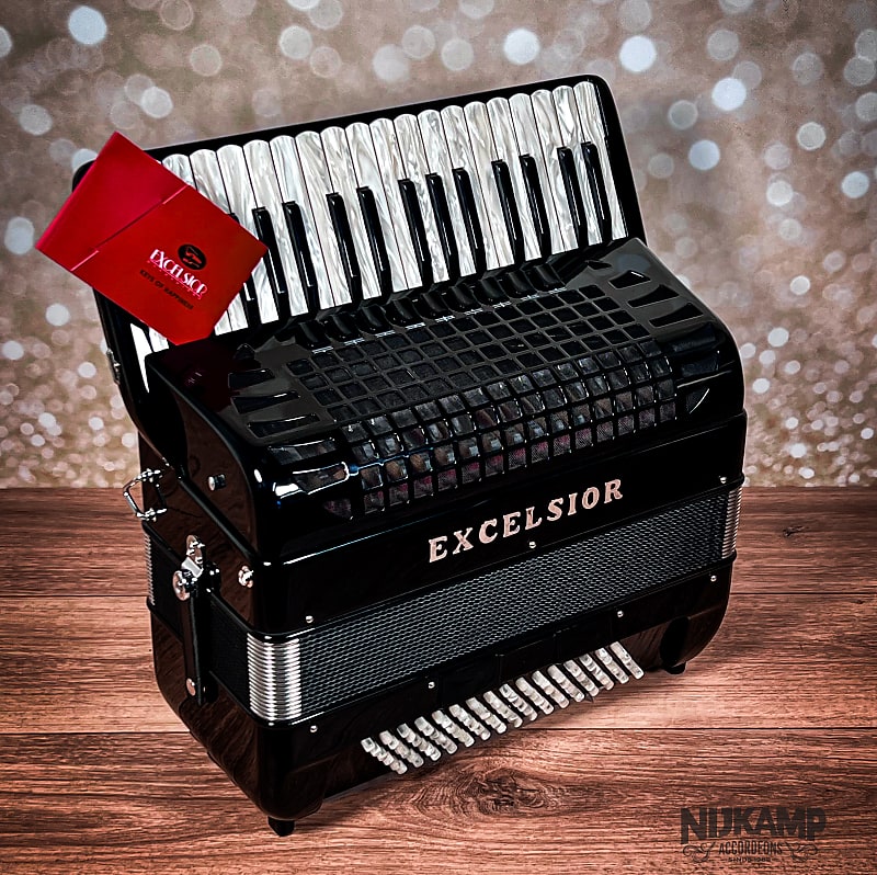 Excelsior 496 2024 LMMH Cassotto - Black | Reverb UK