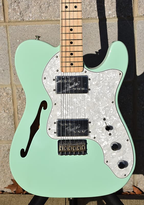 2002 Fender FSR 72 Thinline Telecaster Surf Green | Reverb