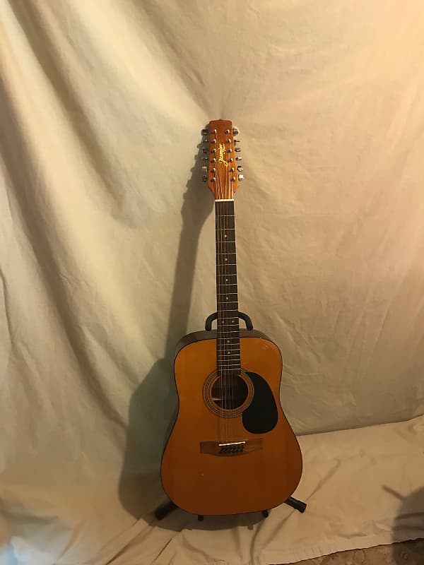 Jasmine S-312 twelve string 2000s Natural | Reverb