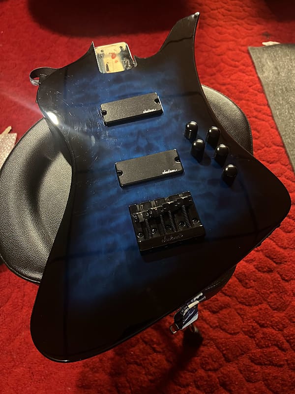 Jackson Kelly Bird 2020 - Transparent Blue | Reverb