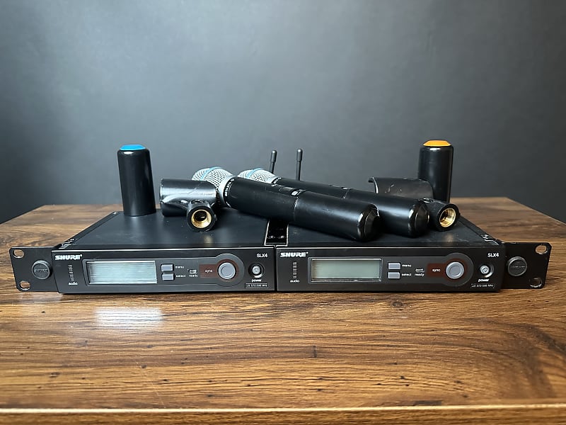 Pair of Shure SLX24 / BETA 87a-J3 2010s - Black | Reverb
