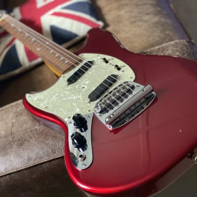 LEFTY! Fender Japan Mustang '69 Reissue Left Handed CIJ | Reverb