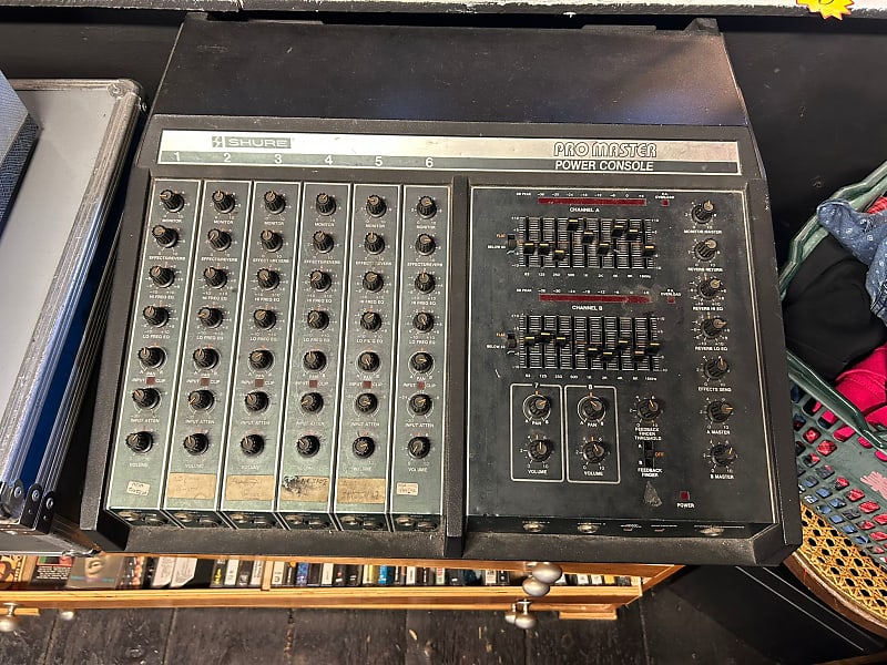 Shure Pro Master Vintage Analogue Mixer | Reverb