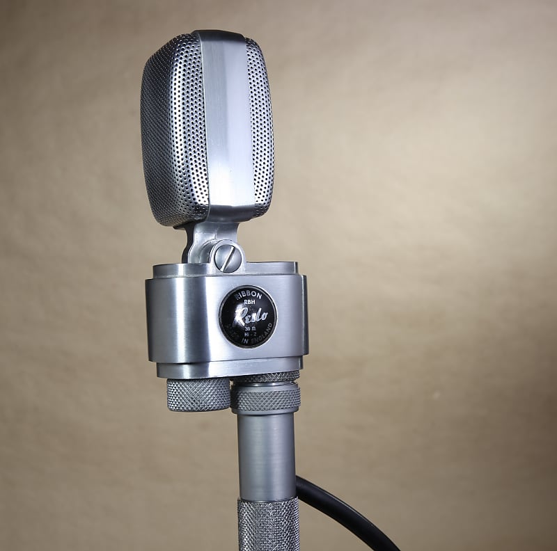 RESLO CELESTE RBH/WS RIBBON MICROPHONE - BOX, RED DOT STAND | Reverb