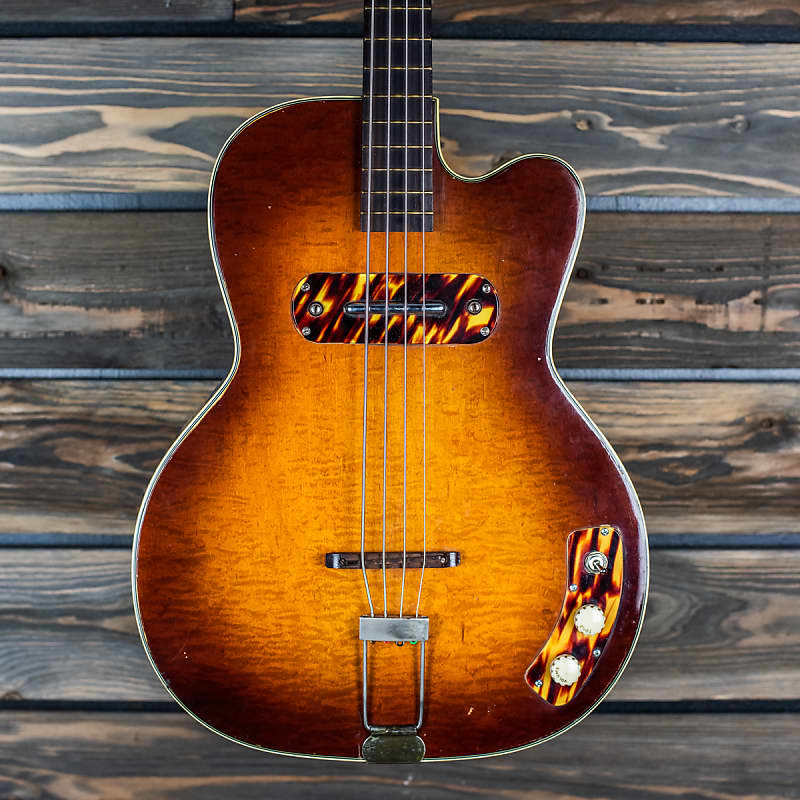 Kay 1950's K162 Hollow body "Howlin Wolf" Bass | Reverb