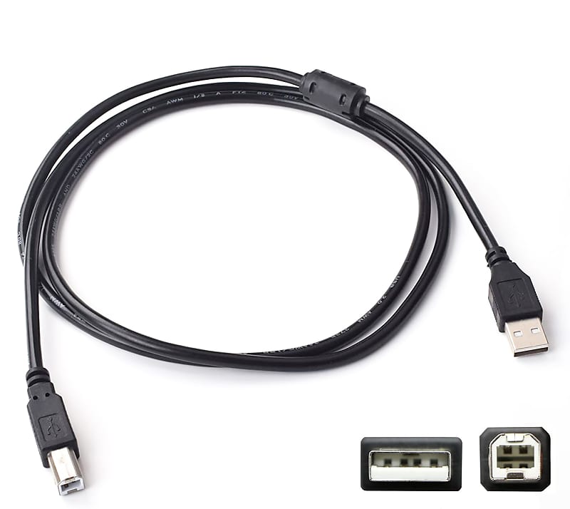 6FT USB 2.0 Data Cable for Korg Keyboard Midi Controller K25 | Reverb