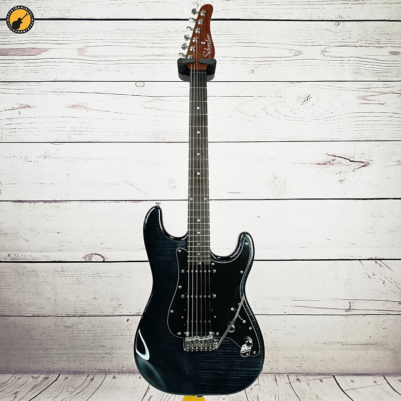 Schecter R66 Elite II Traditional - See Thru Black | Reverb