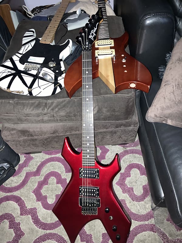 Bc rich Warlock 1987 Candy apple red | Reverb