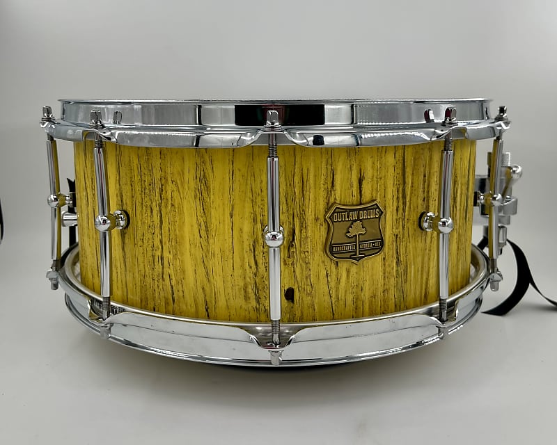 Outlaw Drums 6" x 14" Antique Beech Stave Snare | Reverb