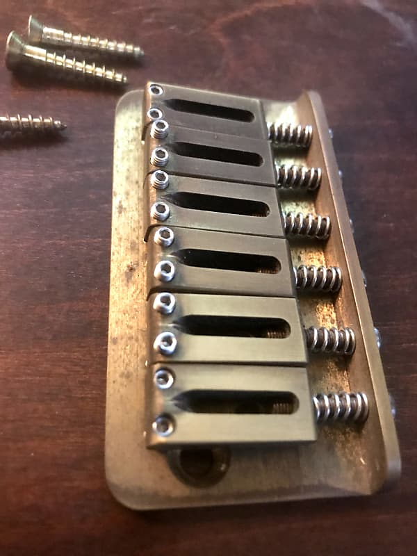 Gotoh Tele Bridge * Chopped Brass! Modern Tele Bridge 2018 - | Reverb