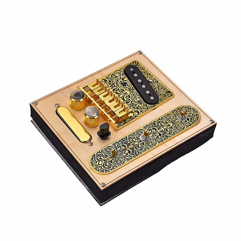 6 Strings Saddle Bridge Plate, 3 Way Switch Control Plate, | Reverb