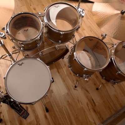 HENDRIX DRUMS PERFECT PLY BLACK WALNUT 5 PIECE DRUM KIT, | Reverb UK