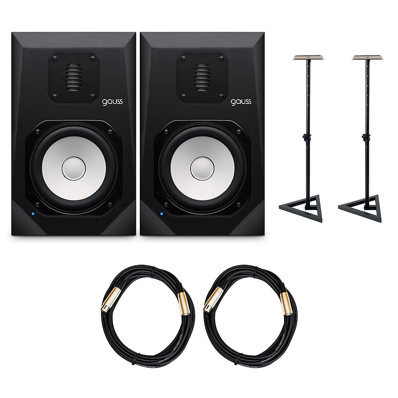 Avantone Pro Gauss 7 Studio Monitor Pair Bundle with Stands, | Reverb