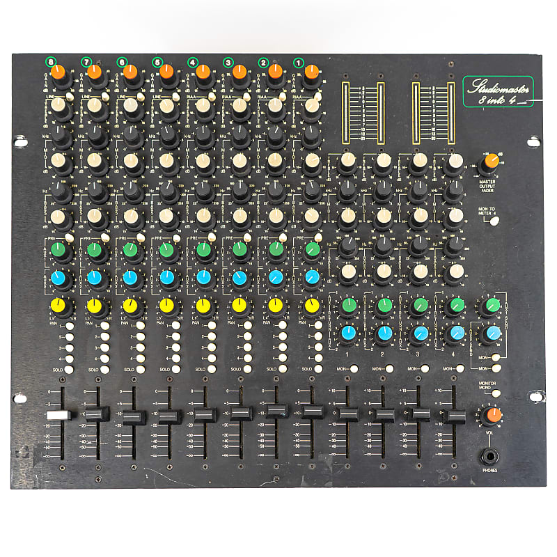 StudioMaster 8 into 4 Rack Mount Analog Mixer Studio | Reverb Canada