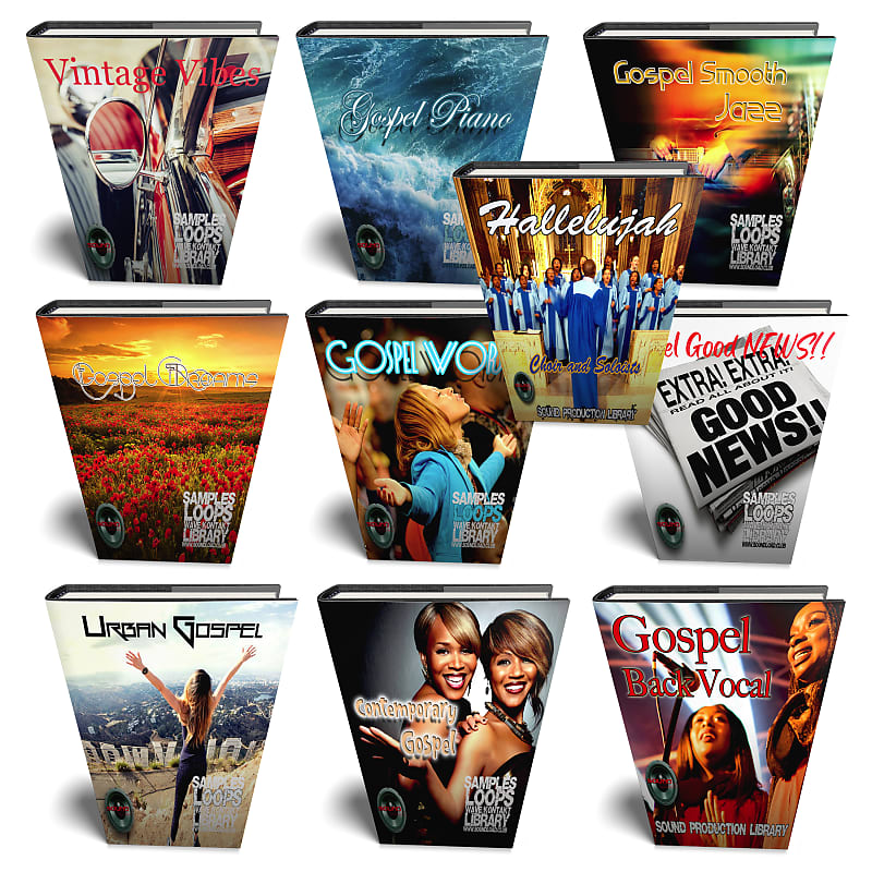 Gospel MEGA Bundle - 10 Large Essentials WAVE Samples/Loop | Reverb