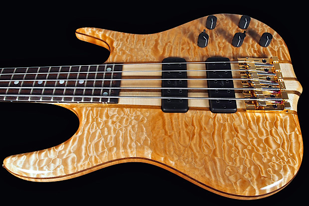 2015 Ken Smith BT 5EG ELITE Quilted Maple 5-String Bass | Reverb