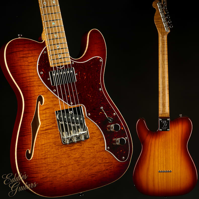 Don Grosh NOS Hollow T Thinline - Deep Tobacco Burst | Reverb