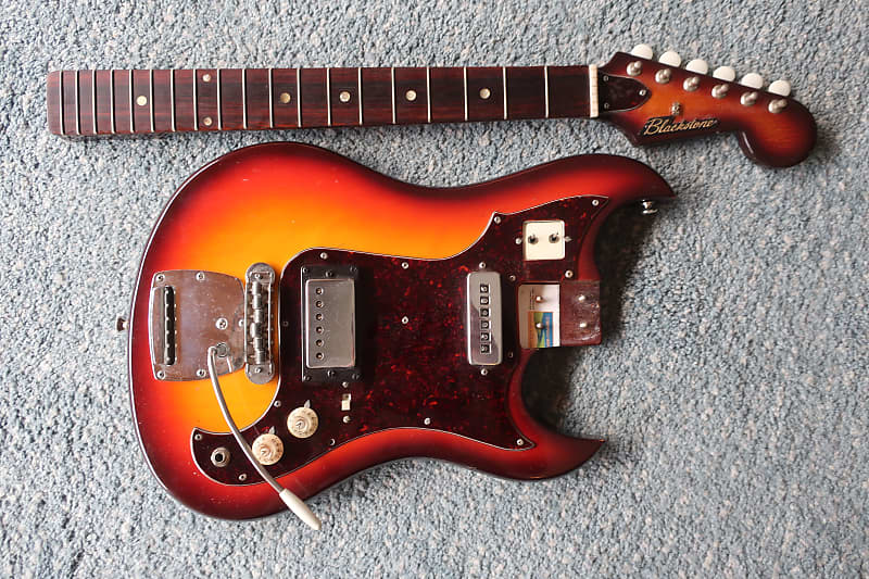 Vintage 1960s Teisco Blackstone Conrad Bison Guitar | Reverb Canada