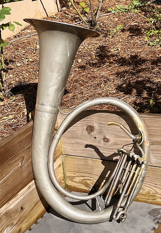 Vintage E-flat Helicon Tuba | Reverb