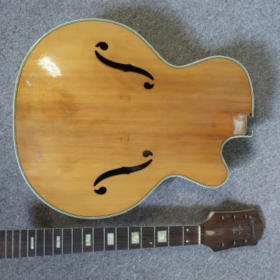 Vintage 1950s Project Harmony H 1310 Acoustic Archtop Guitar | Reverb