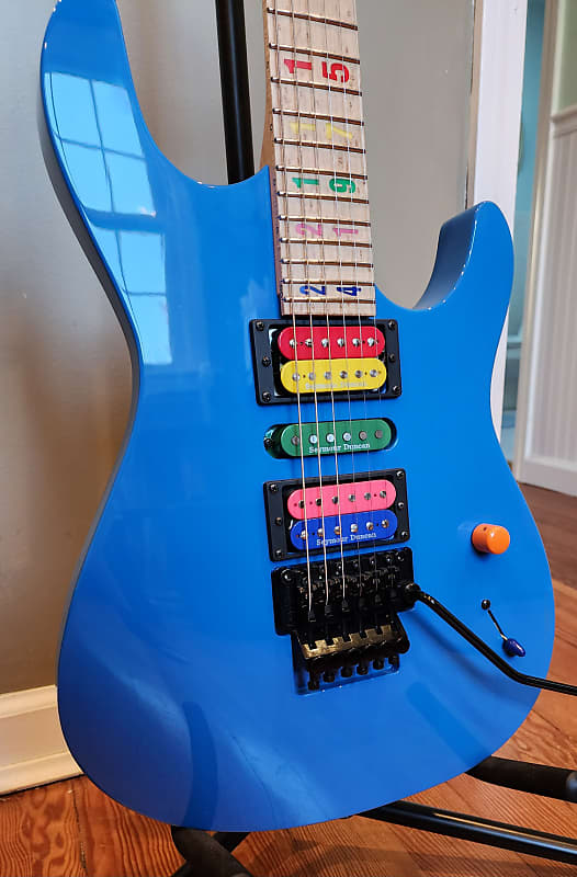 Kiesel JB24 Jason Becker Grabber Blue | Reverb
