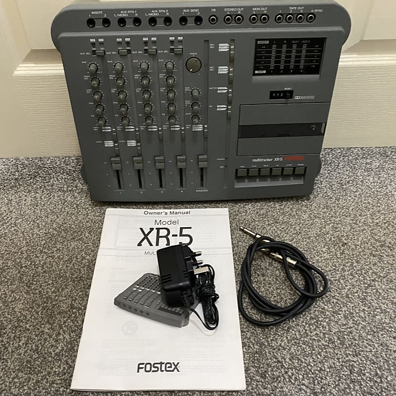[rare] Fostex Xr5 Cassette Multitracker 4 Track Recorder Reverb