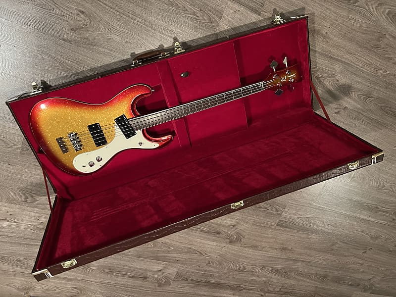 Hallmark ‘65 Custom bass - Fire Sparkle w/OHSC | Reverb