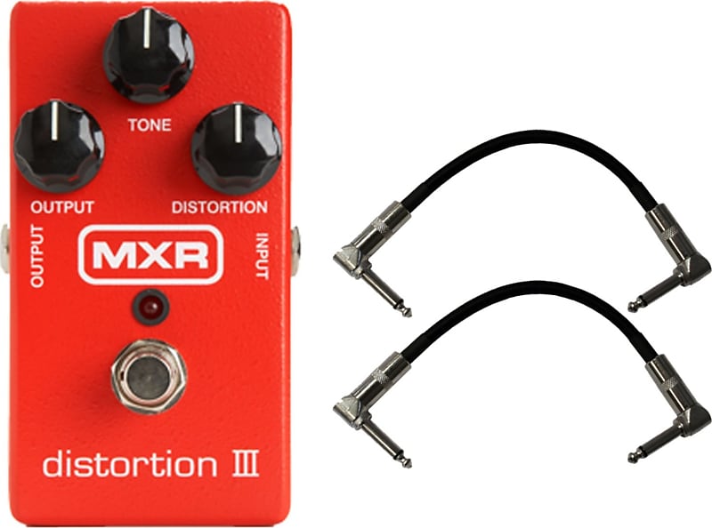 MXR M115 Distortion III w/ Patch Cables | Reverb