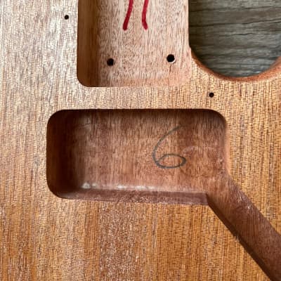 Solid Body Guitar Telecaster Mahogany massive TL Tele Project | Reverb