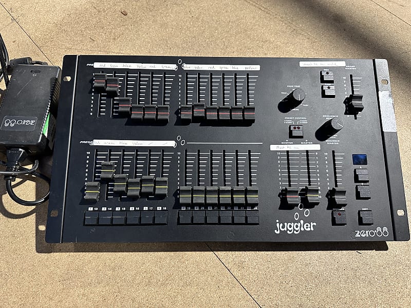 Zero 88 Juggler - Black lighting desk | Reverb
