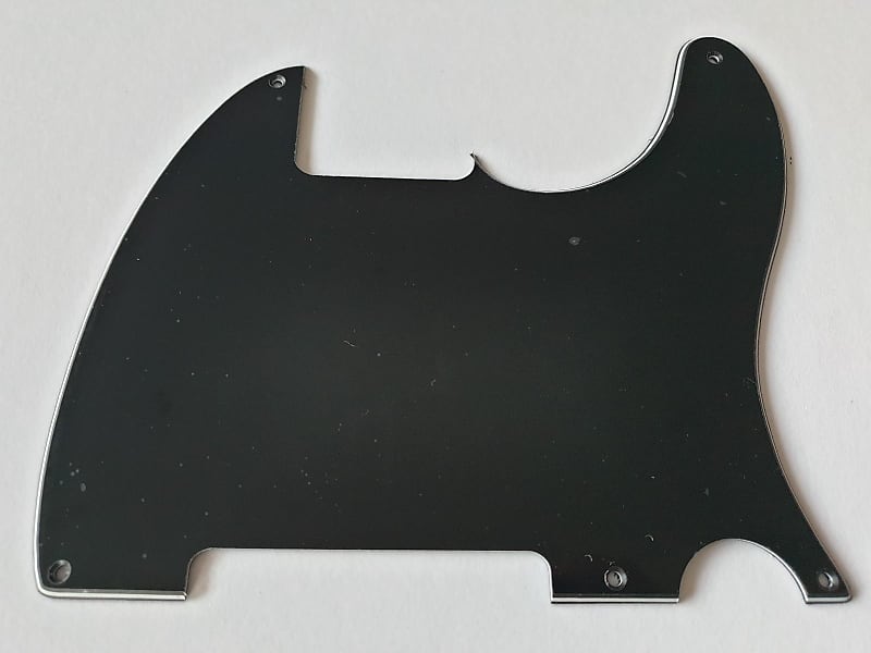 Telecaster esquire guitar pickguard 3ply black fits USA and | Reverb