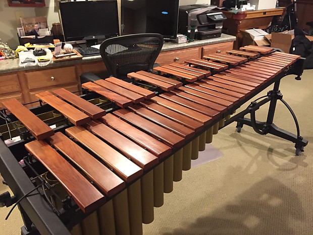 Majestic Marimba M6543D Black Frame/Gold Painted Resonators | Reverb
