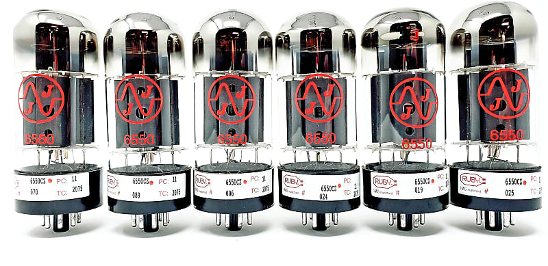 JJ 6550 Matched Sextet | Reverb