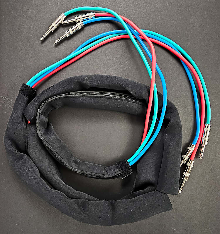 4-Cable Method Snake for Guitar 10 Ft, w/custom neoprene | Reverb