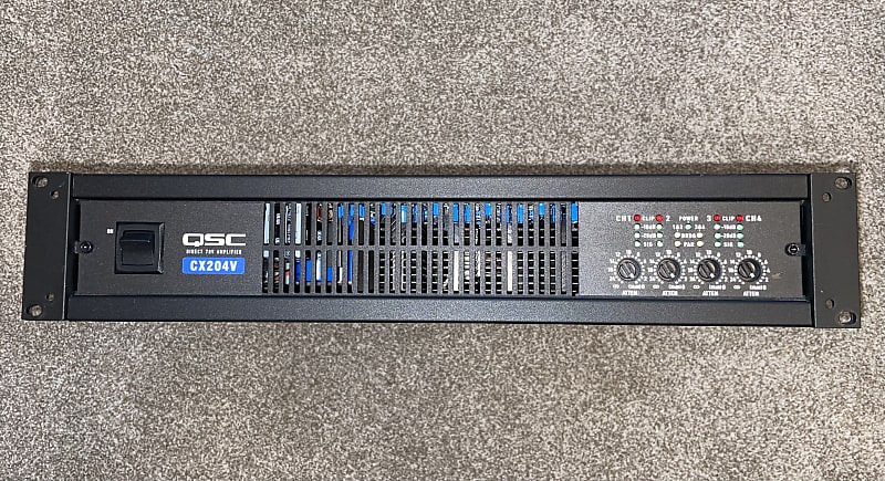 QSC cx204v 70V 4-Channel Power Amplifier | Reverb