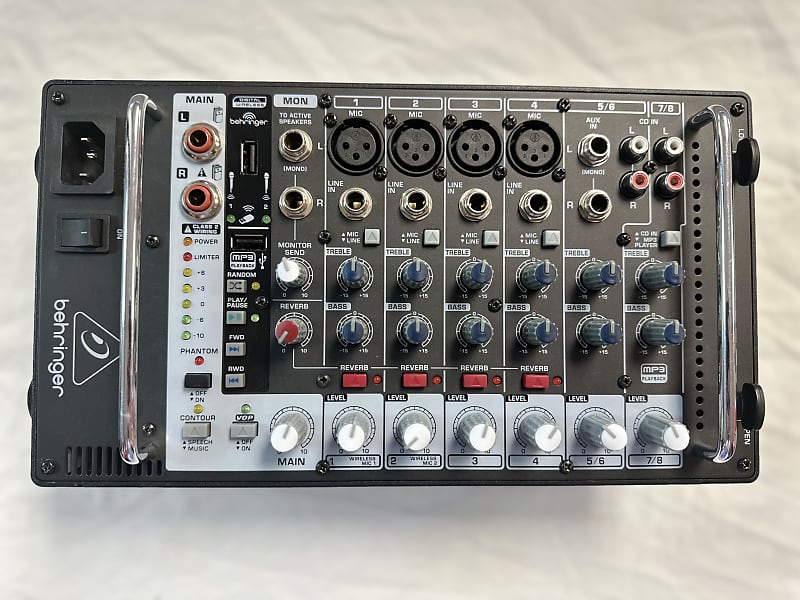 Behringer Europort EP500MP3 PA board. - Black | Reverb
