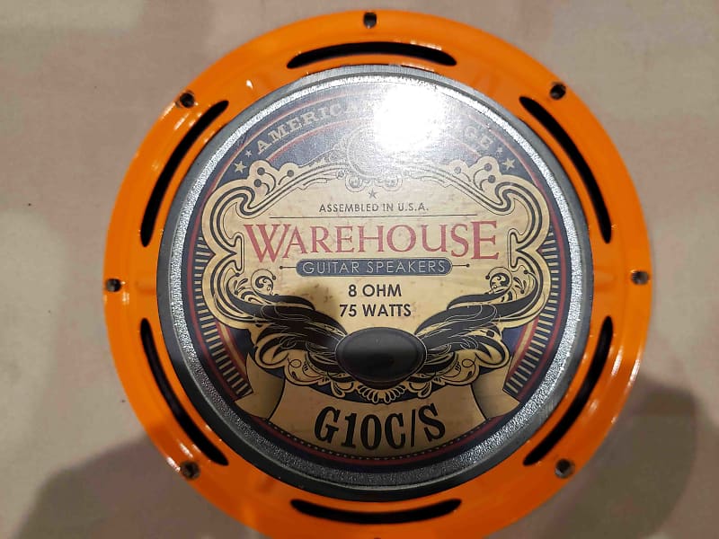 WGS G10C/S 4 ohm 75 Watt Speaker orange | Reverb